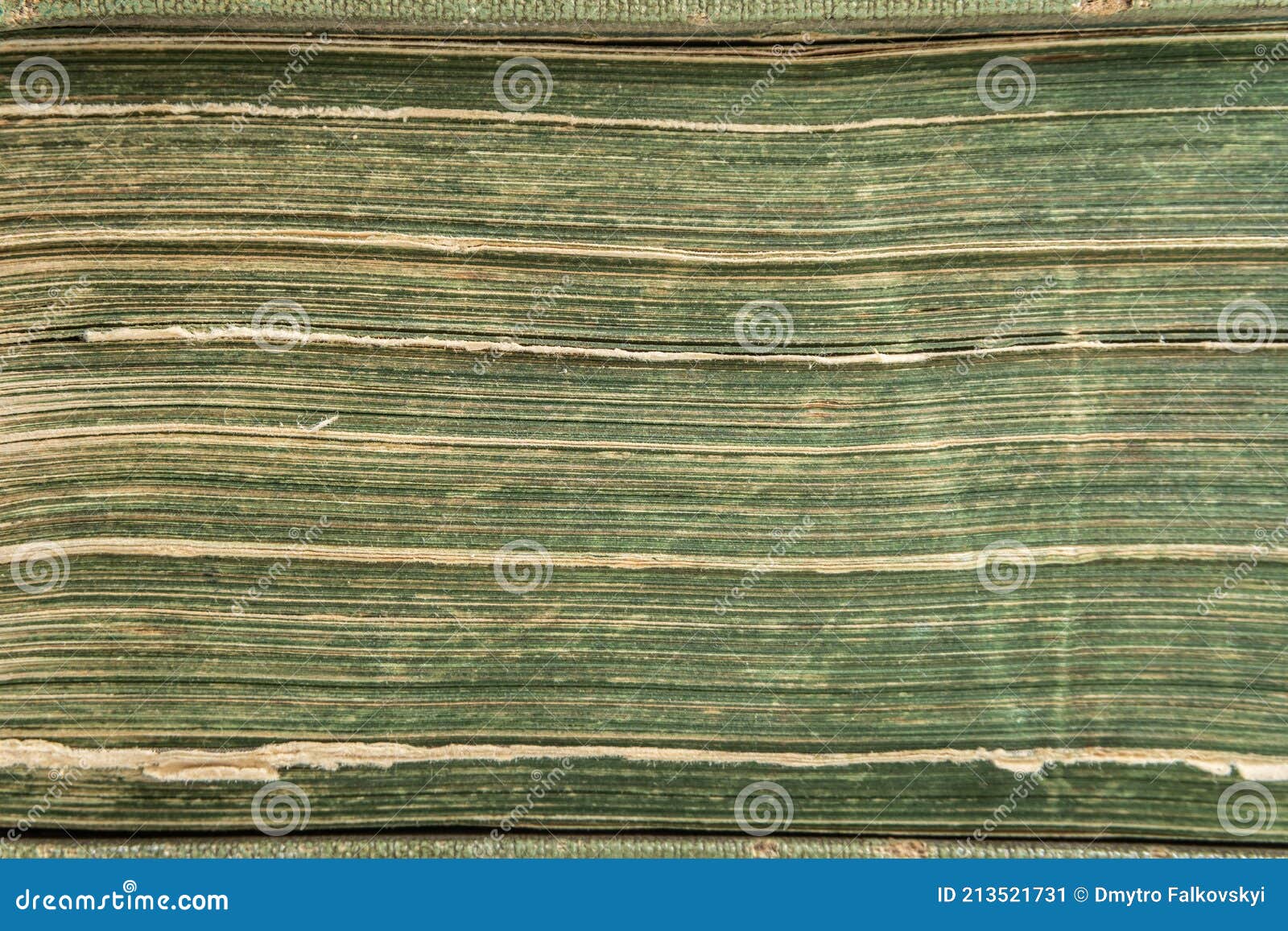 Textured Stack of Old Closed Book Pages. Close Up of Old Paper Pages ...