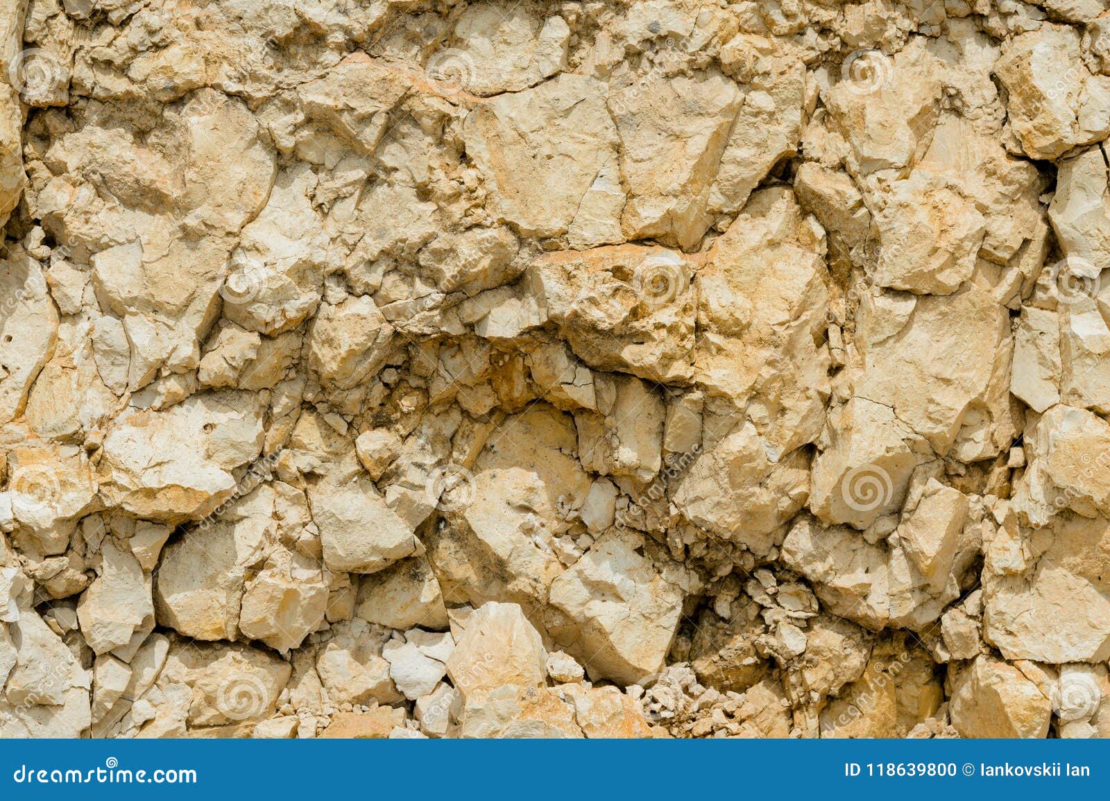 Textured Stone Background Rubble Ballast in Natural Form in the Rock ...