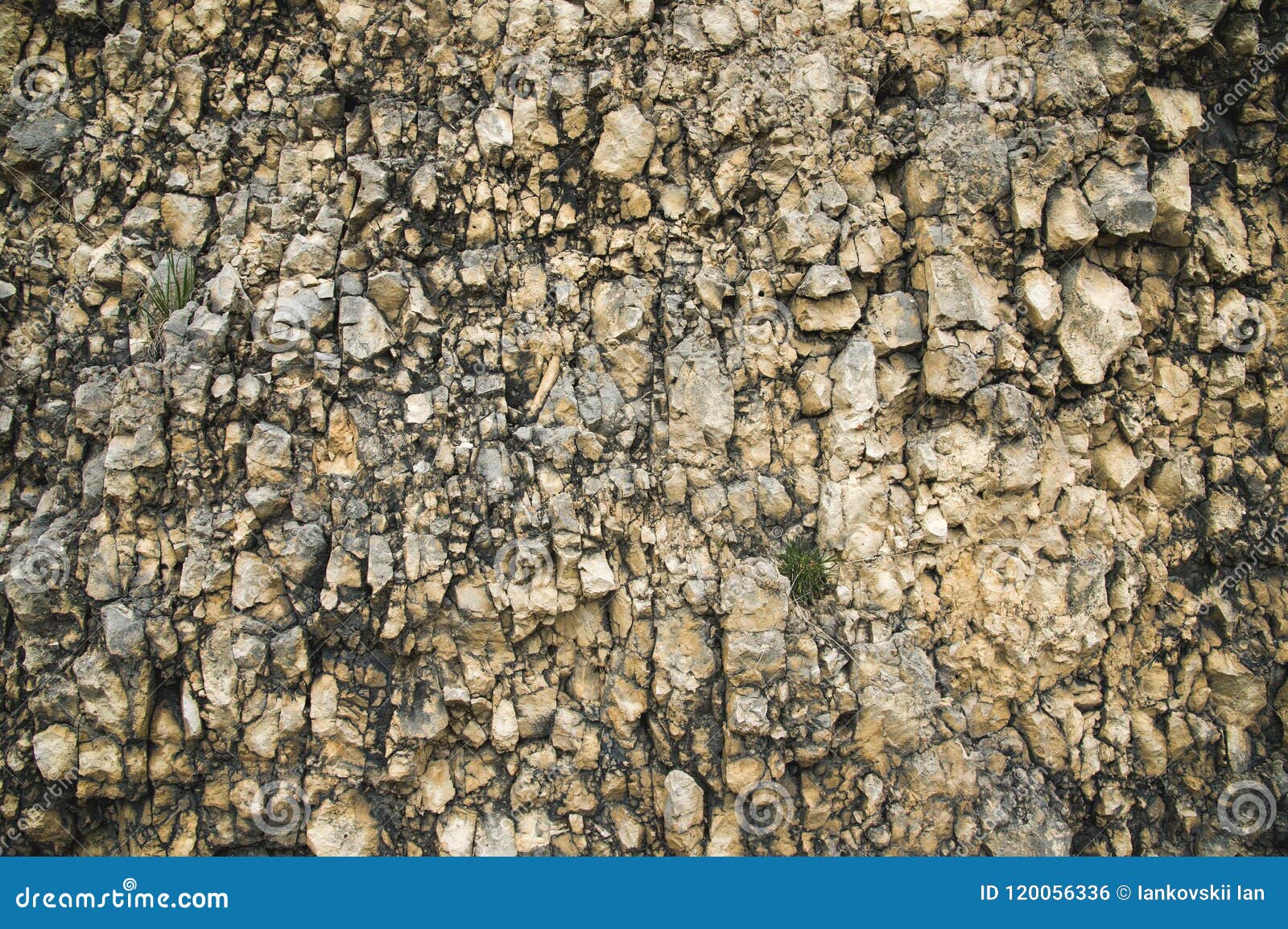 Textured Stone Background Rubble Ballast in Natural Form in the Rock ...