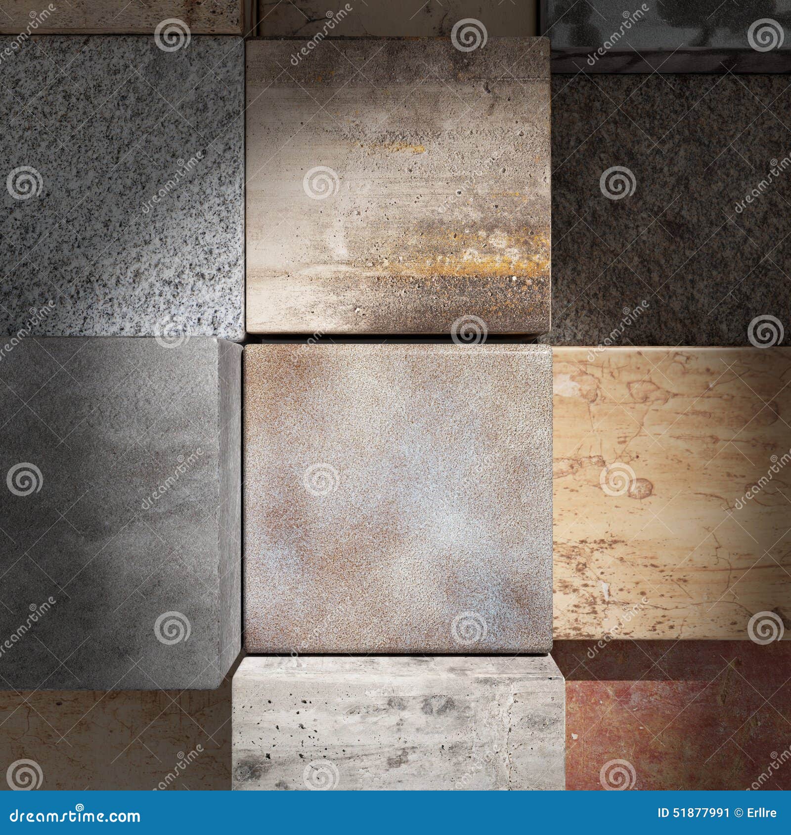 Textured stone cubes stock illustration. Illustration of dirty - 51877991
