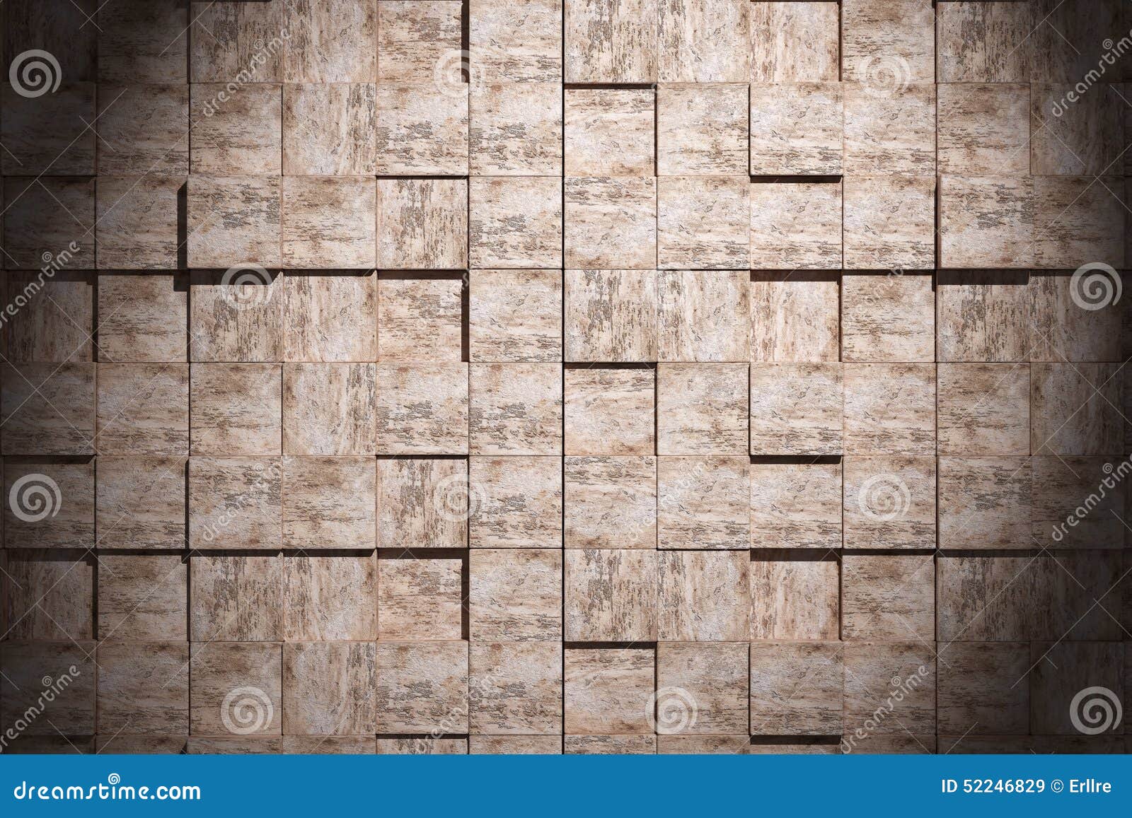 Textured stone cubes stock illustration. Illustration of abstract ...