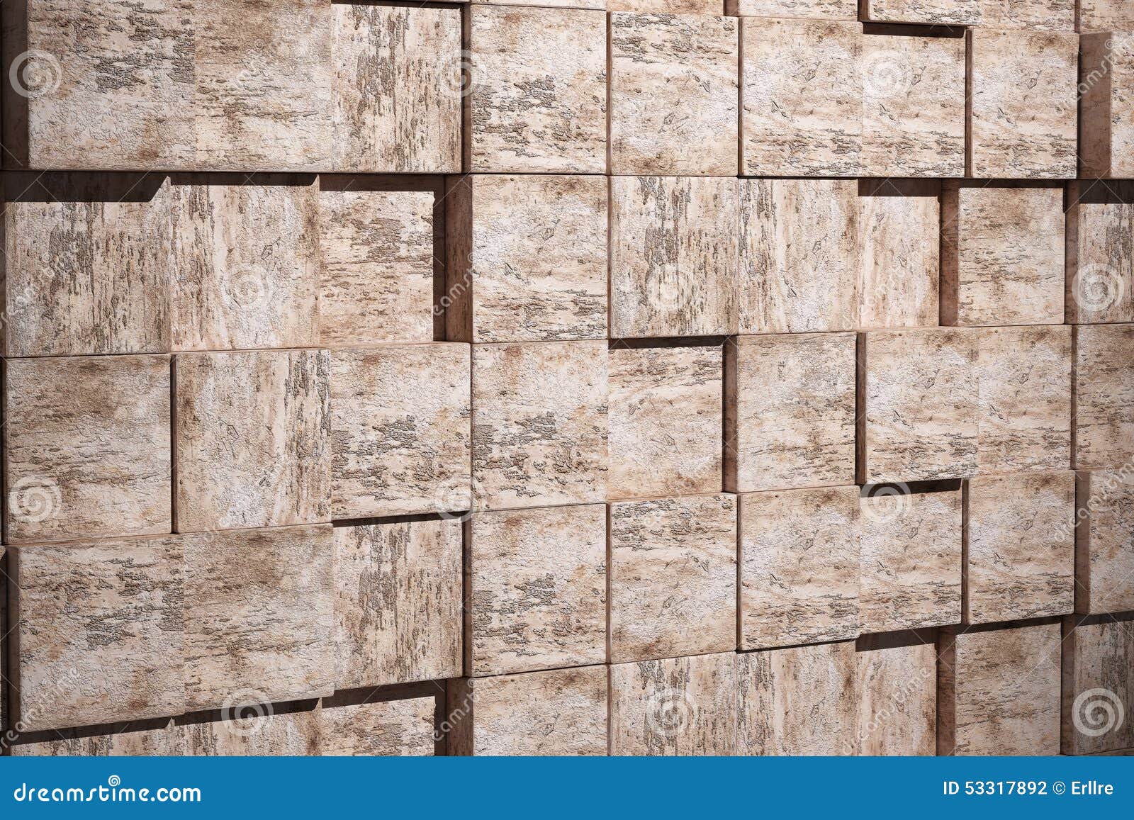 Textured stone cubes stock illustration. Illustration of grungy - 53317892