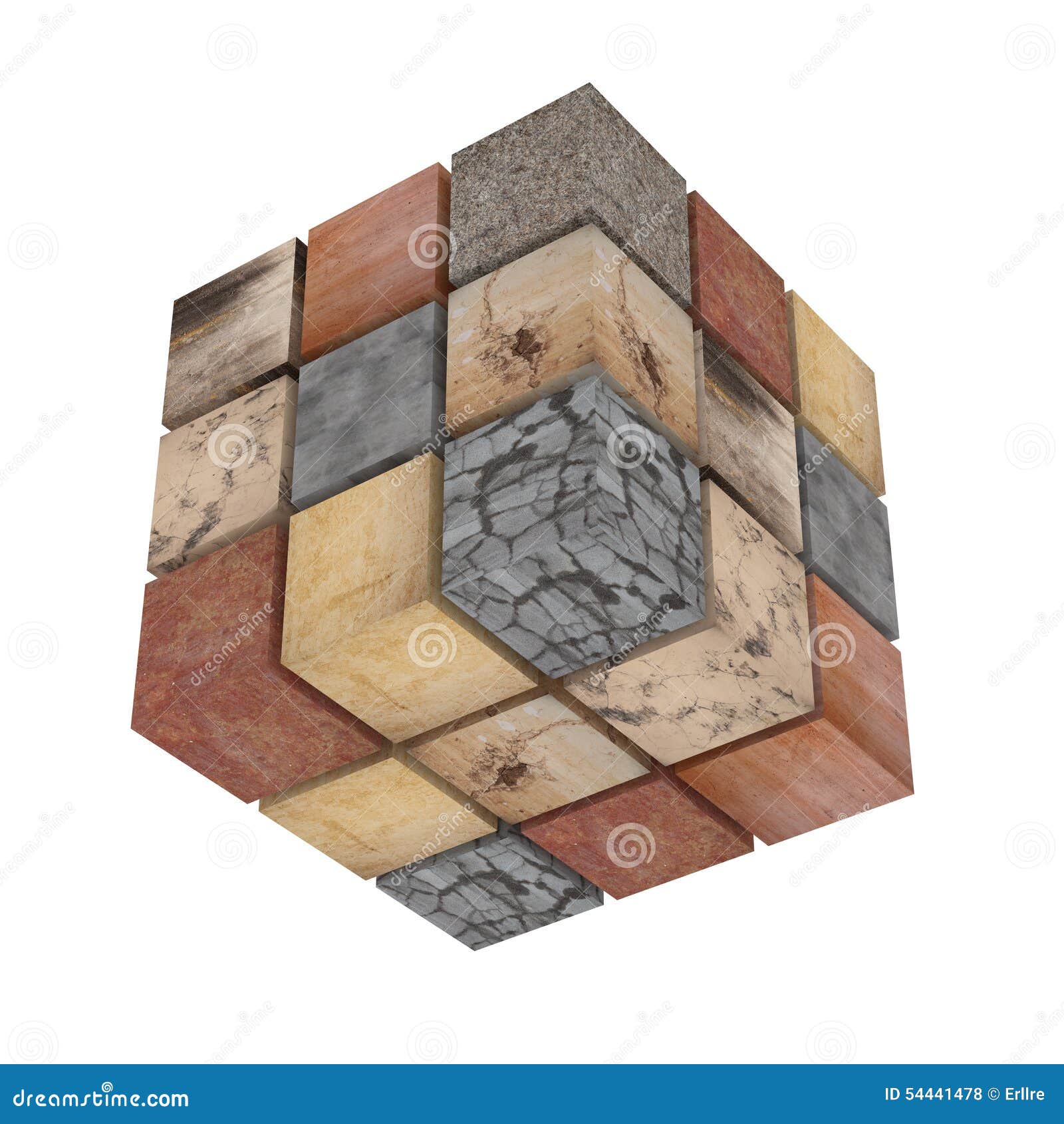 Textured stone cubes stock illustration. Illustration of light - 54441478