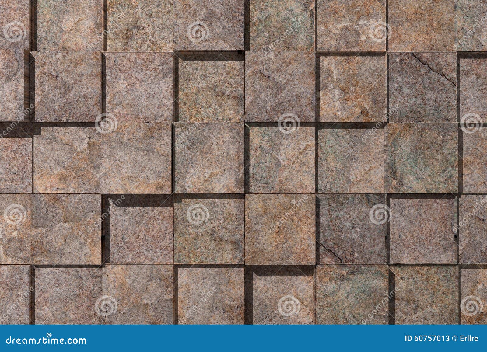 Textured stone cubes stock illustration. Illustration of stone - 60757013