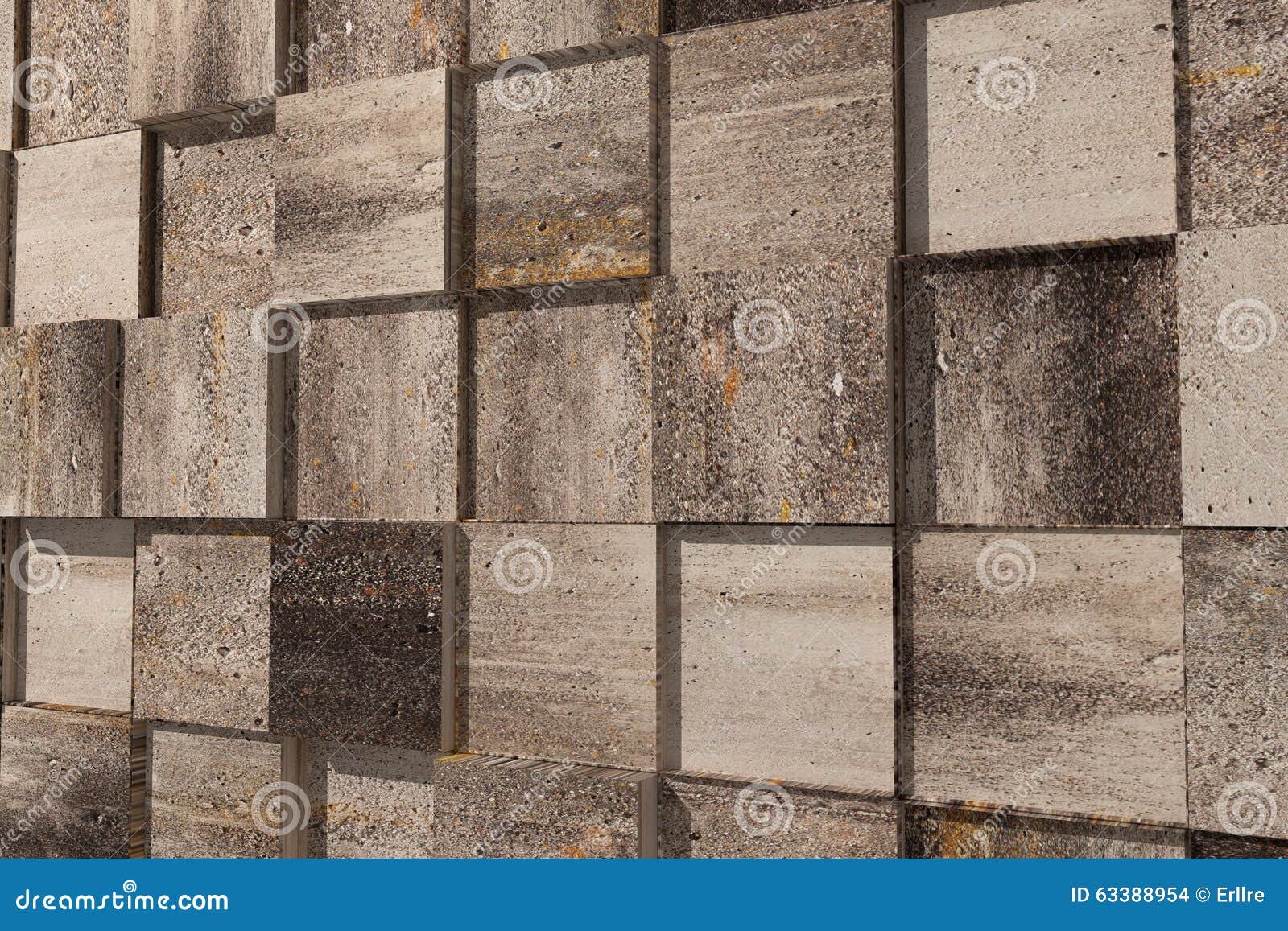 Textured stone cubes stock illustration. Illustration of stone - 63388954