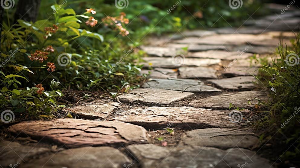 Textured Stone Path Background Stock Illustration - Illustration of ...
