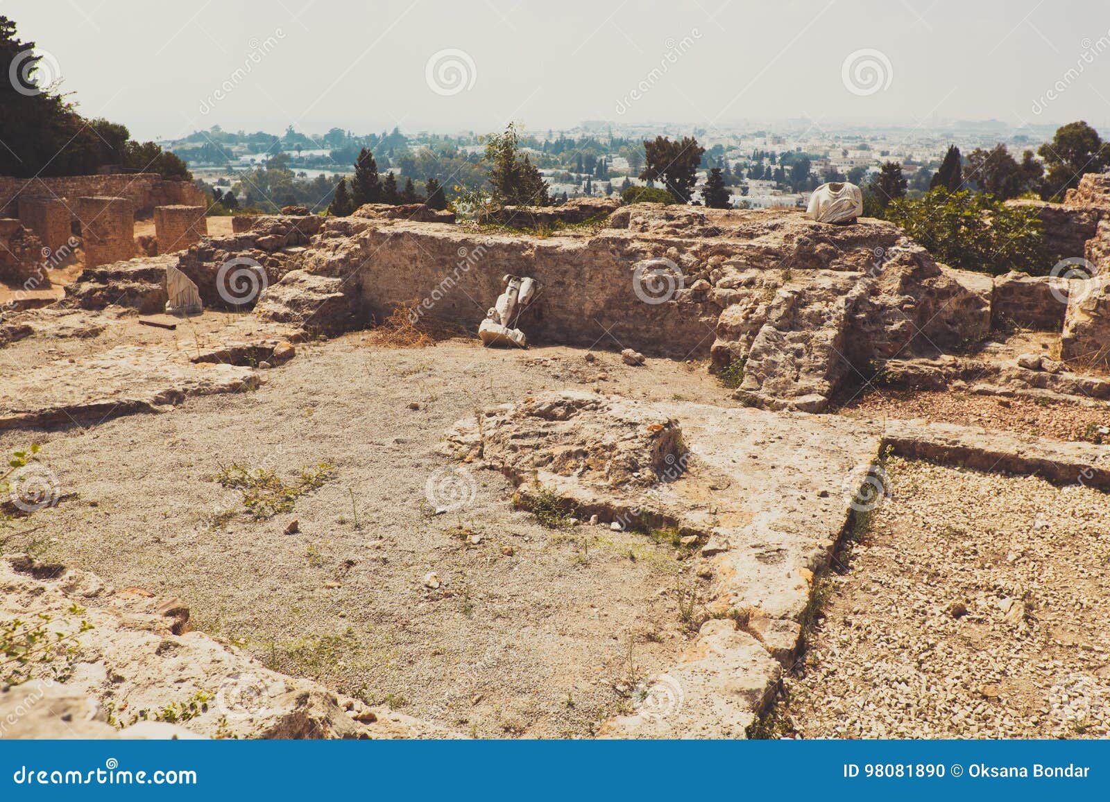 Textured Stone Ruins with Little Wall Stock Photo - Image of building ...