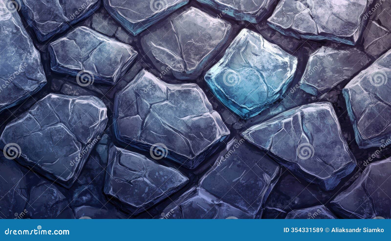 Textured Stone Surface with Irregular Shapes and Cool Tones Stock ...