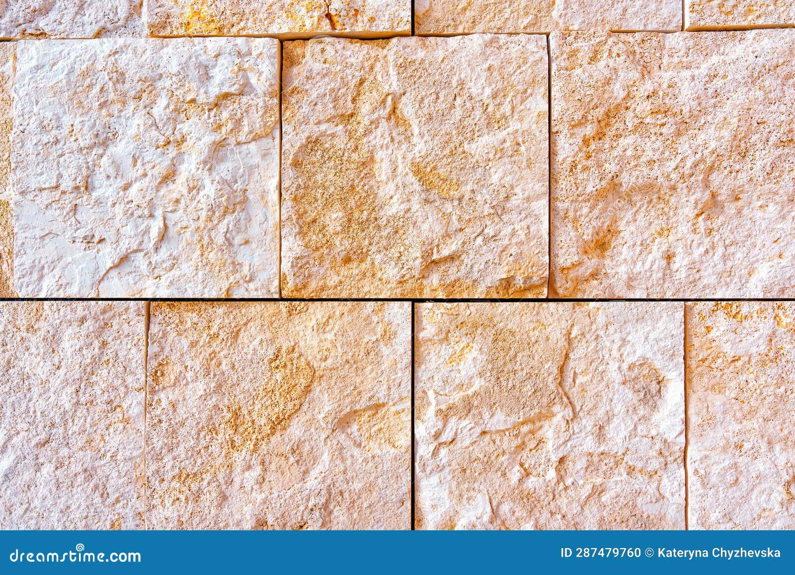 Textured Stone Tile Wall Background Stock Photo - Image of rough ...