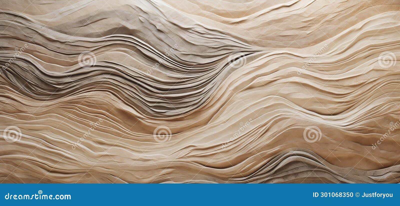 Textured Stone Waves Abstract Background. Generative Ai Stock ...
