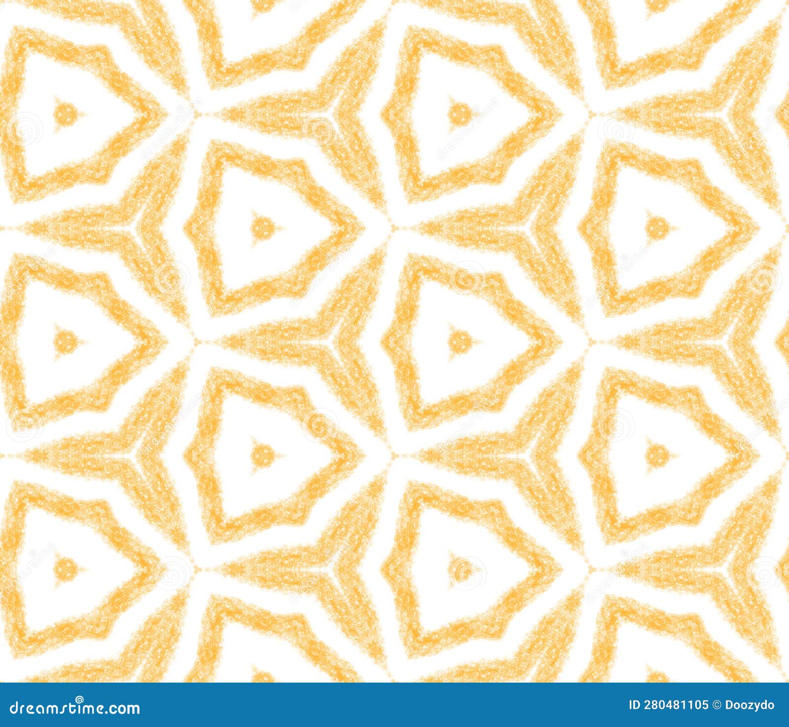 Textured Stripes Pattern. Yellow Symmetrical Stock Illustration ...