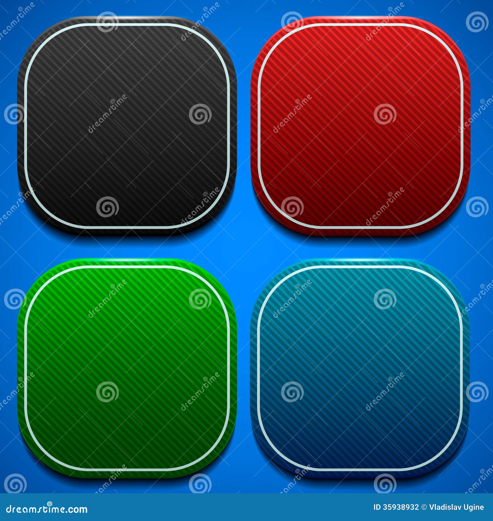 Textured Substrate Under the Icons in the Form of Stock Vector ...