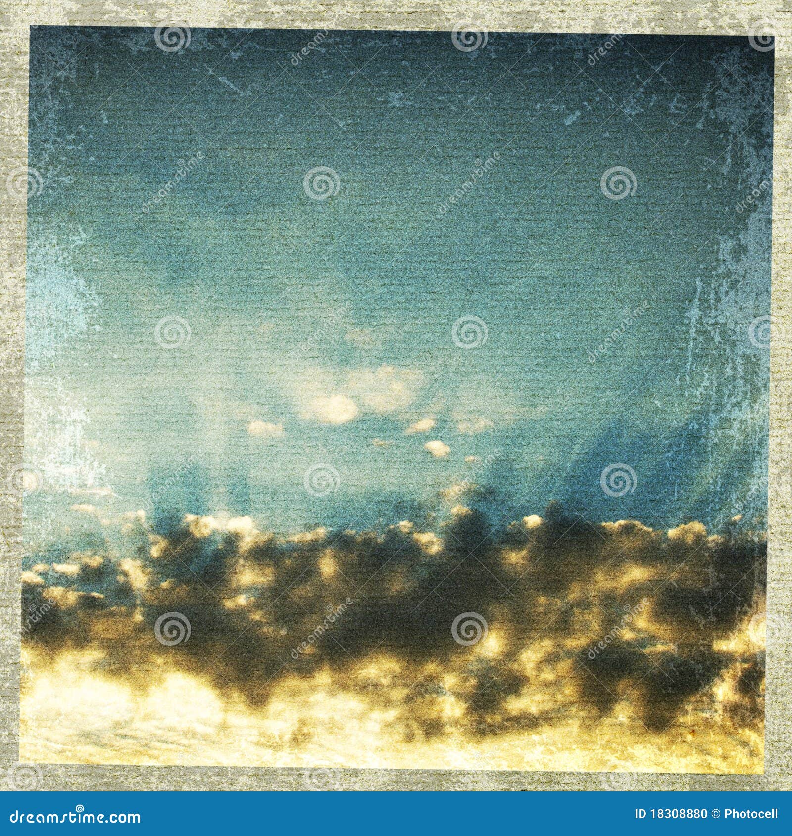 Textured sunset stock illustration. Illustration of glowing - 18308880
