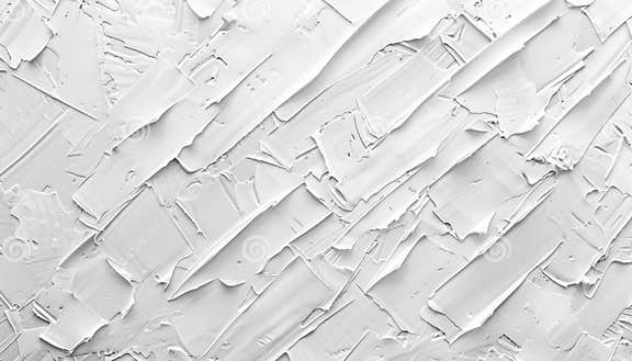 Textured White Surface with Layered Paint Strokes in Bright Lighting ...