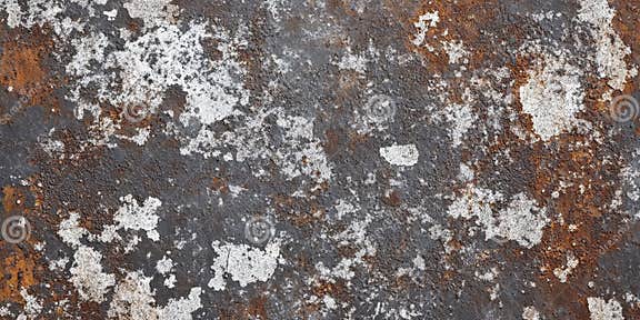 A Textured Surface Featuring Rust and Peeling Paint in Earthy Tones ...