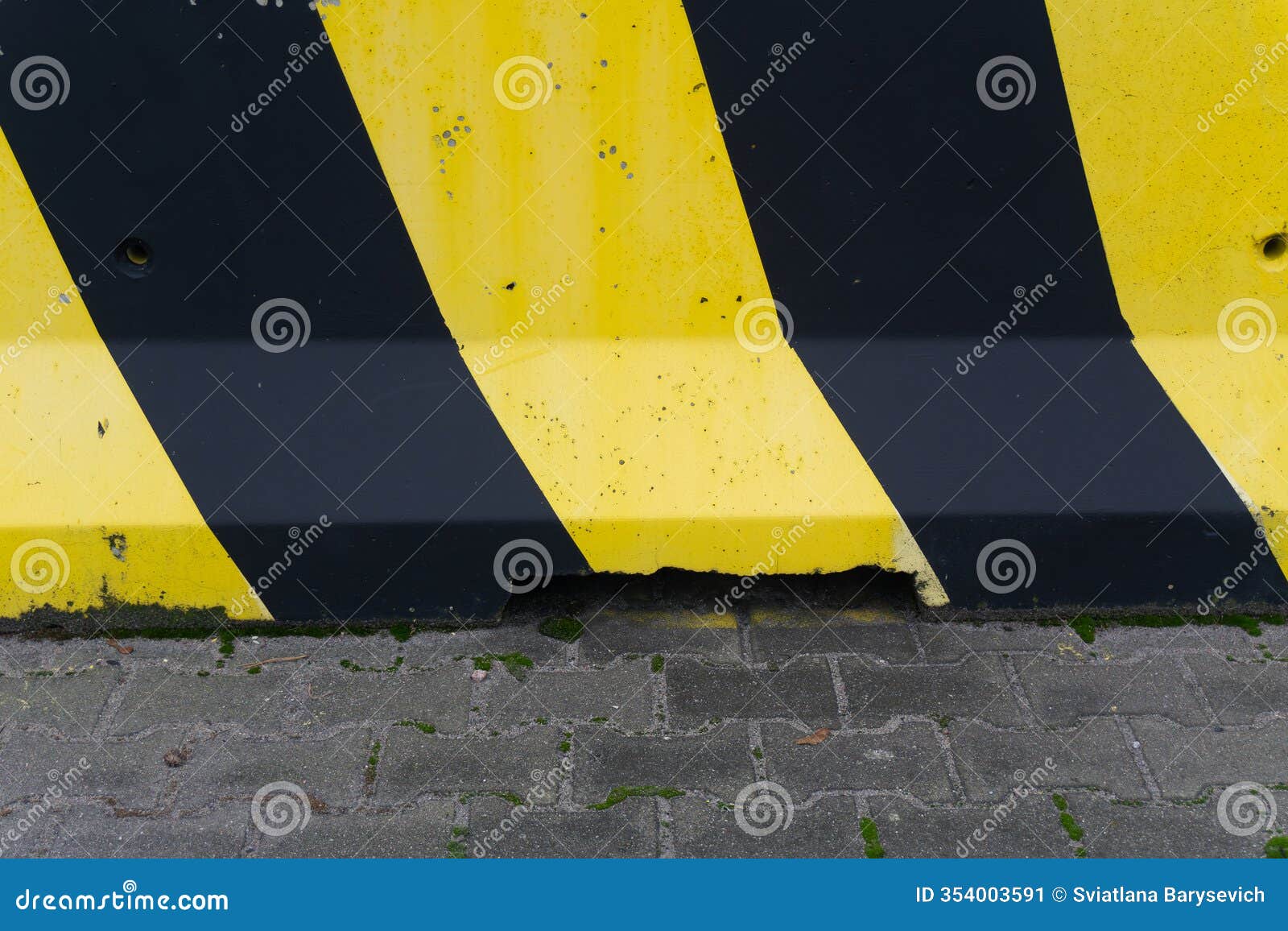 Textured Surface of a Road Barrier with Bold Contrasting Stripes Stock ...