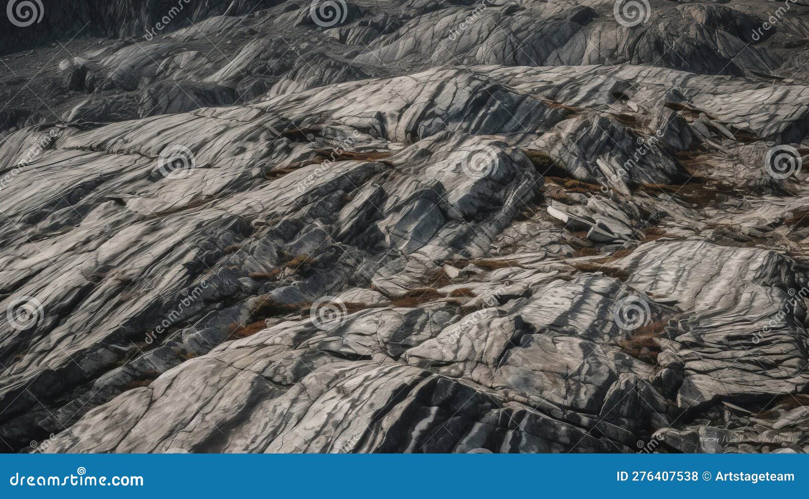 Textured Surface of Rocky. AI Generated Stock Illustration ...