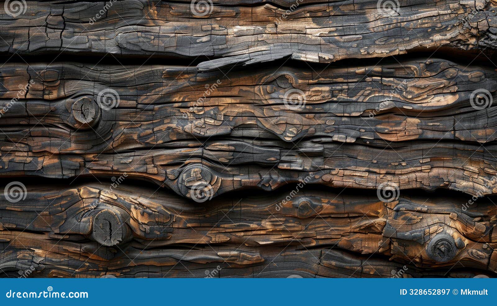 Natural Weathered Wood Texture Displaying Rich Grain Patterns Stock ...