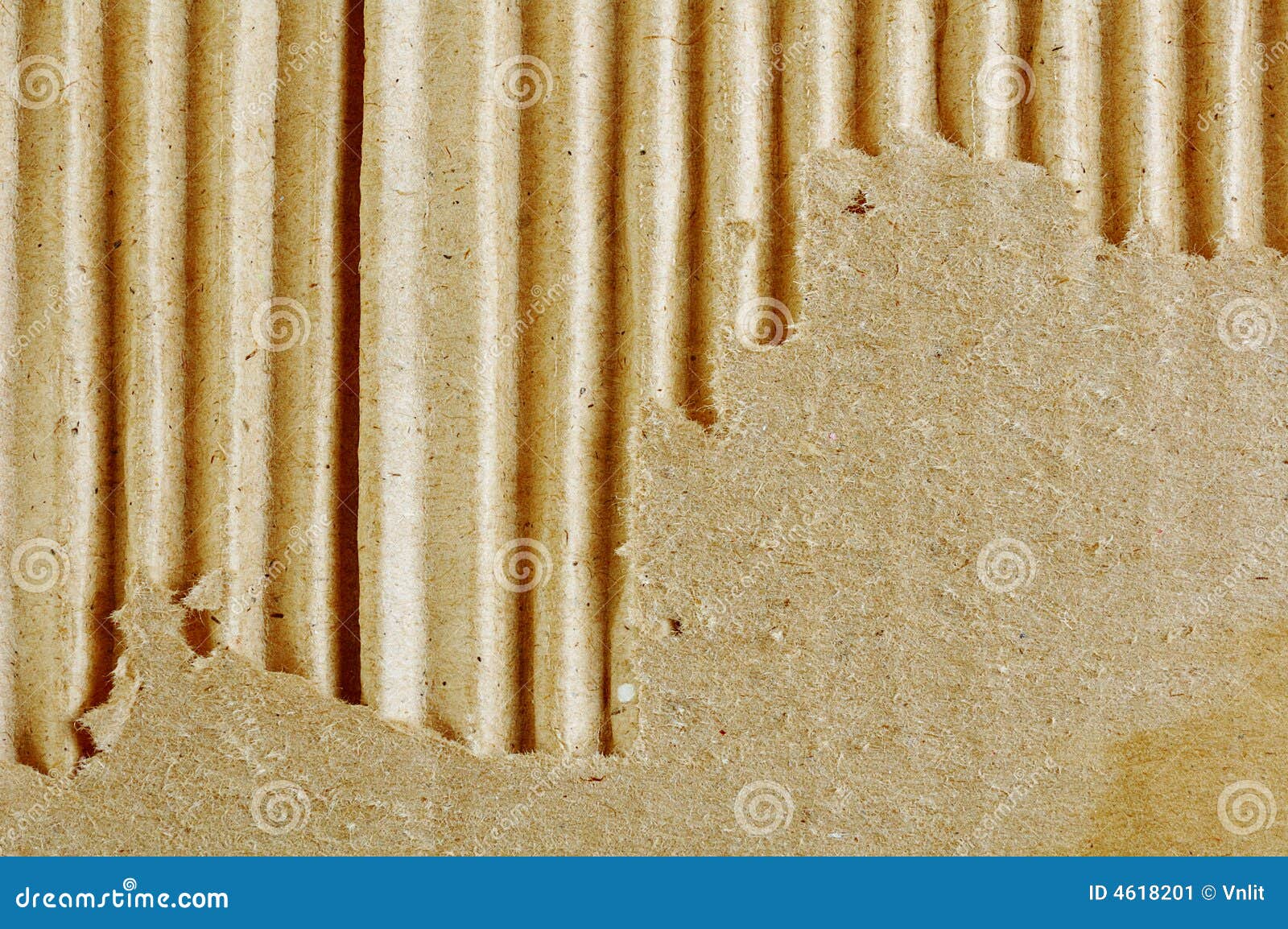 Textured torn carton stock image. Image of macro, frame - 4618201