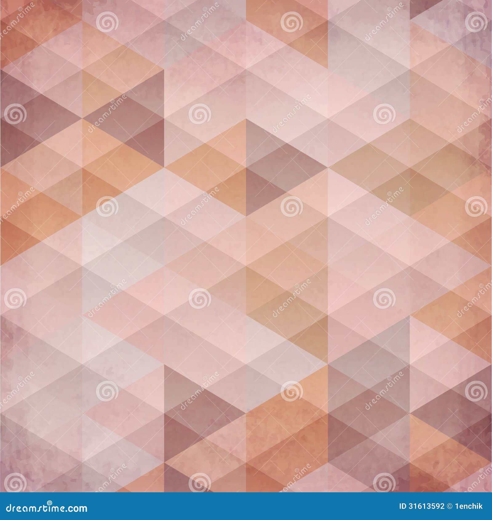 Textured Vintage Beige Vector Triangles Background Stock Vector ...