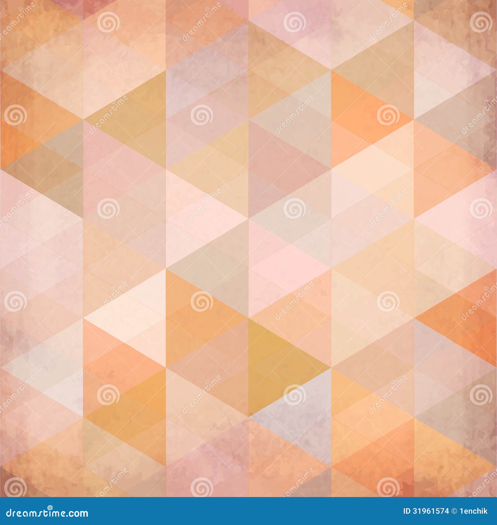 Textured Vintage Beige Vector Triangles Background Stock Vector ...