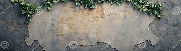 Textured Wall Backdrop Adorned with Greenery, Perfect for Artistic ...