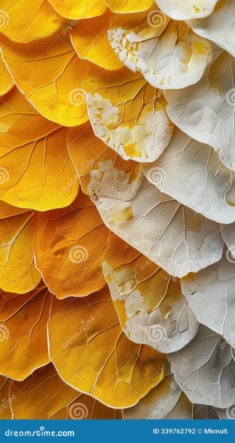 Close-up of a Textured Yellow and White Wall Resembling Intricate ...