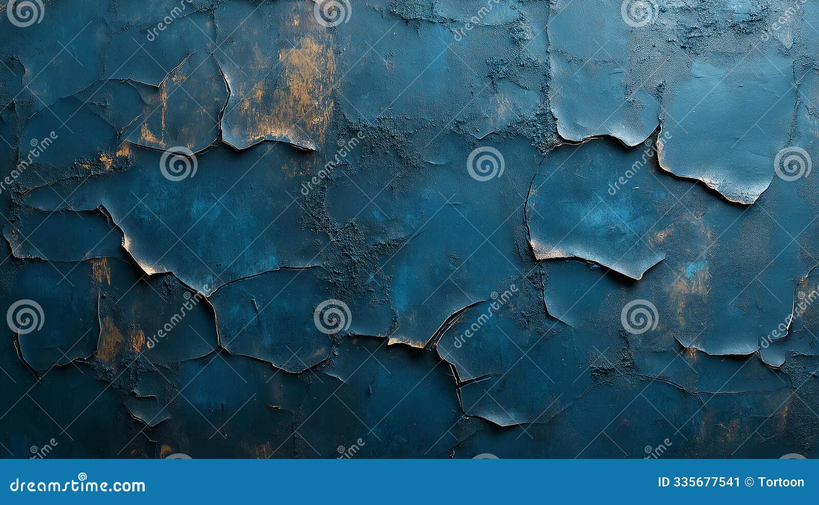 A Textured Wall with Peeling Blue Paint, Revealing Weathered Layers ...