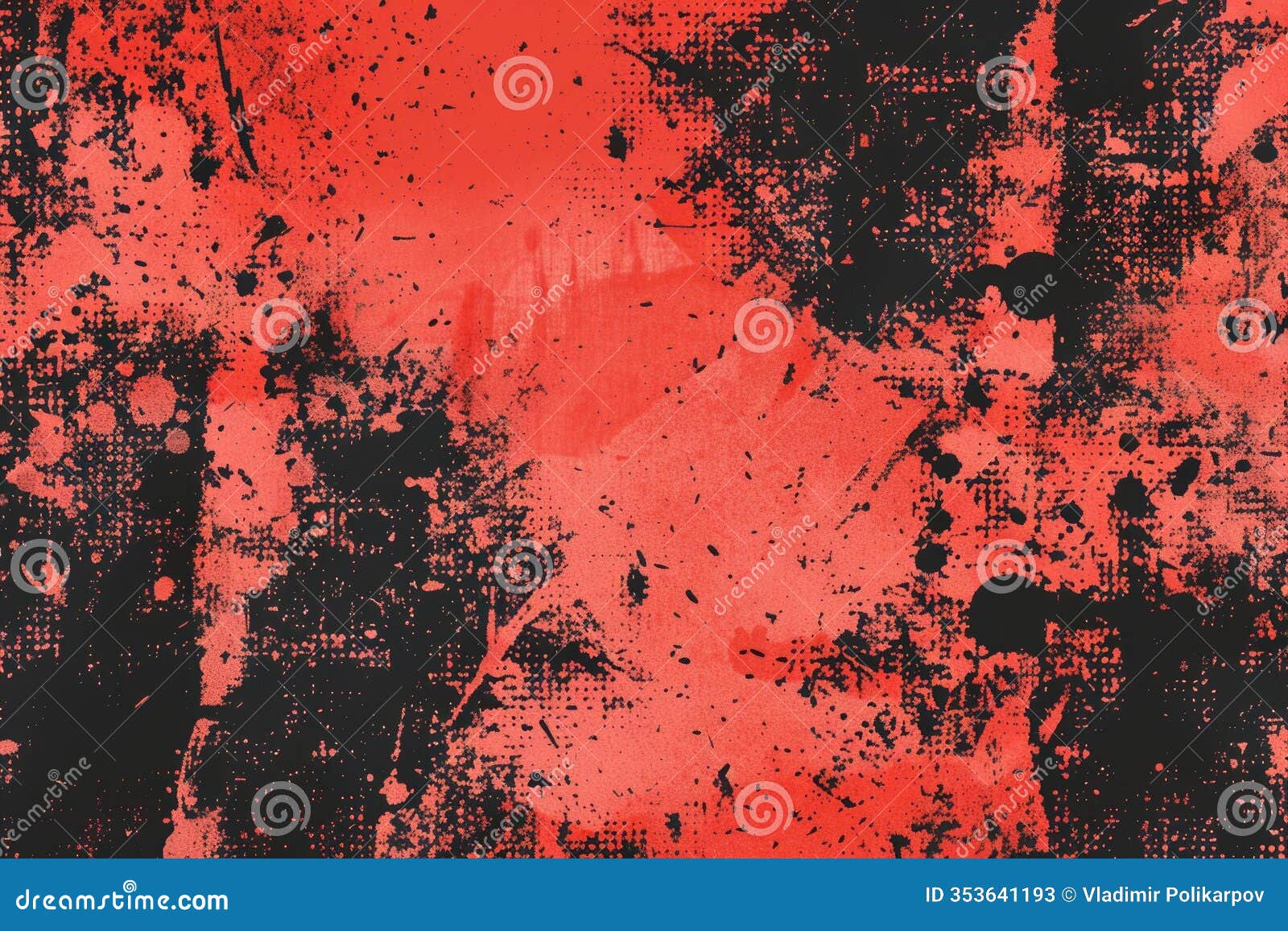 A Textured Wallpaper with Red and Black Spots. Ideal for Graphic Design ...