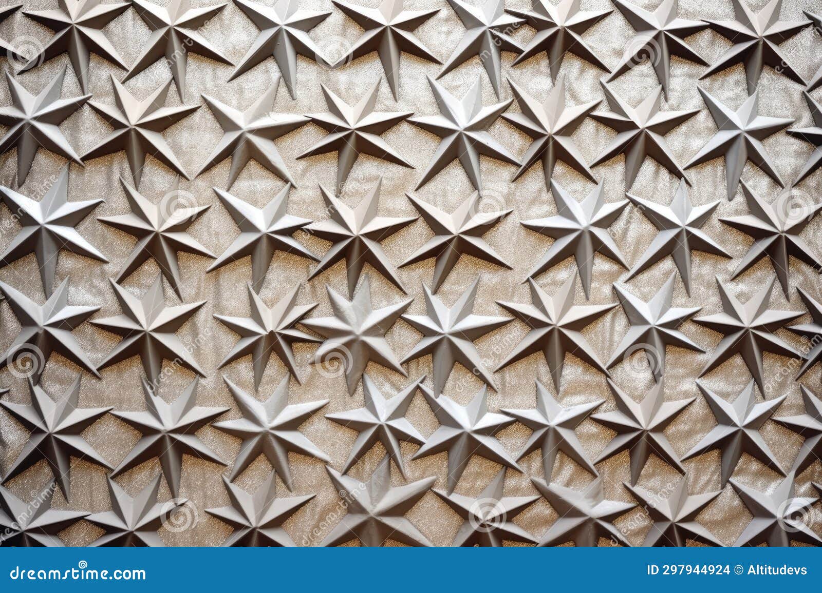 Textured Wallpaper with Star-shaped Patterns Stock Illustration ...