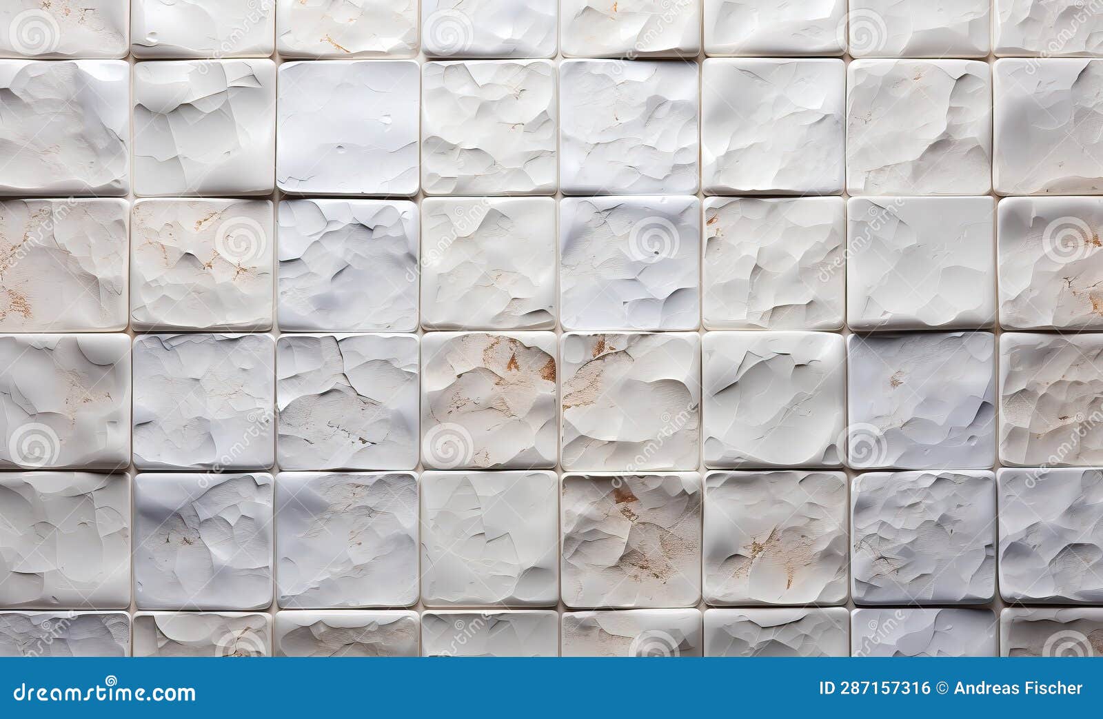 Textured White Background of Rectangles of Different Sizes. Stock ...