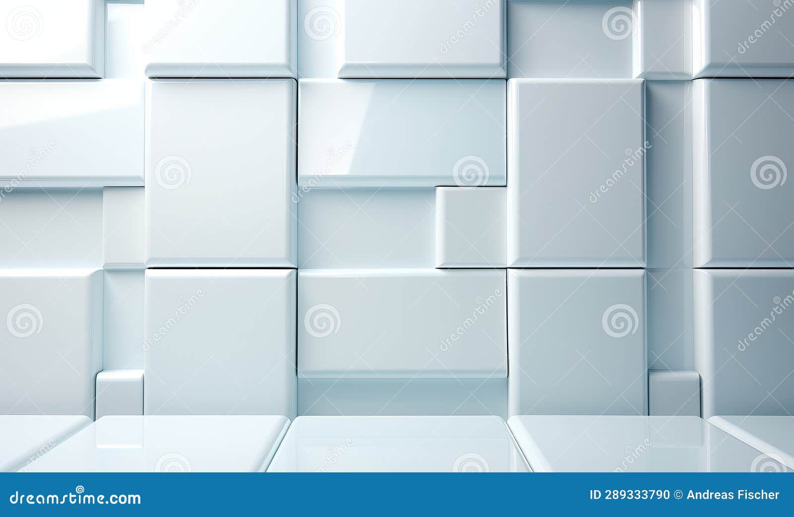Textured White Background of Rectangles of Different Sizes. Stock ...