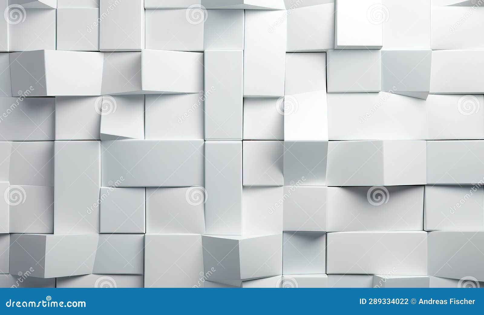 Textured White Background of Rectangles of Different Sizes. Stock ...