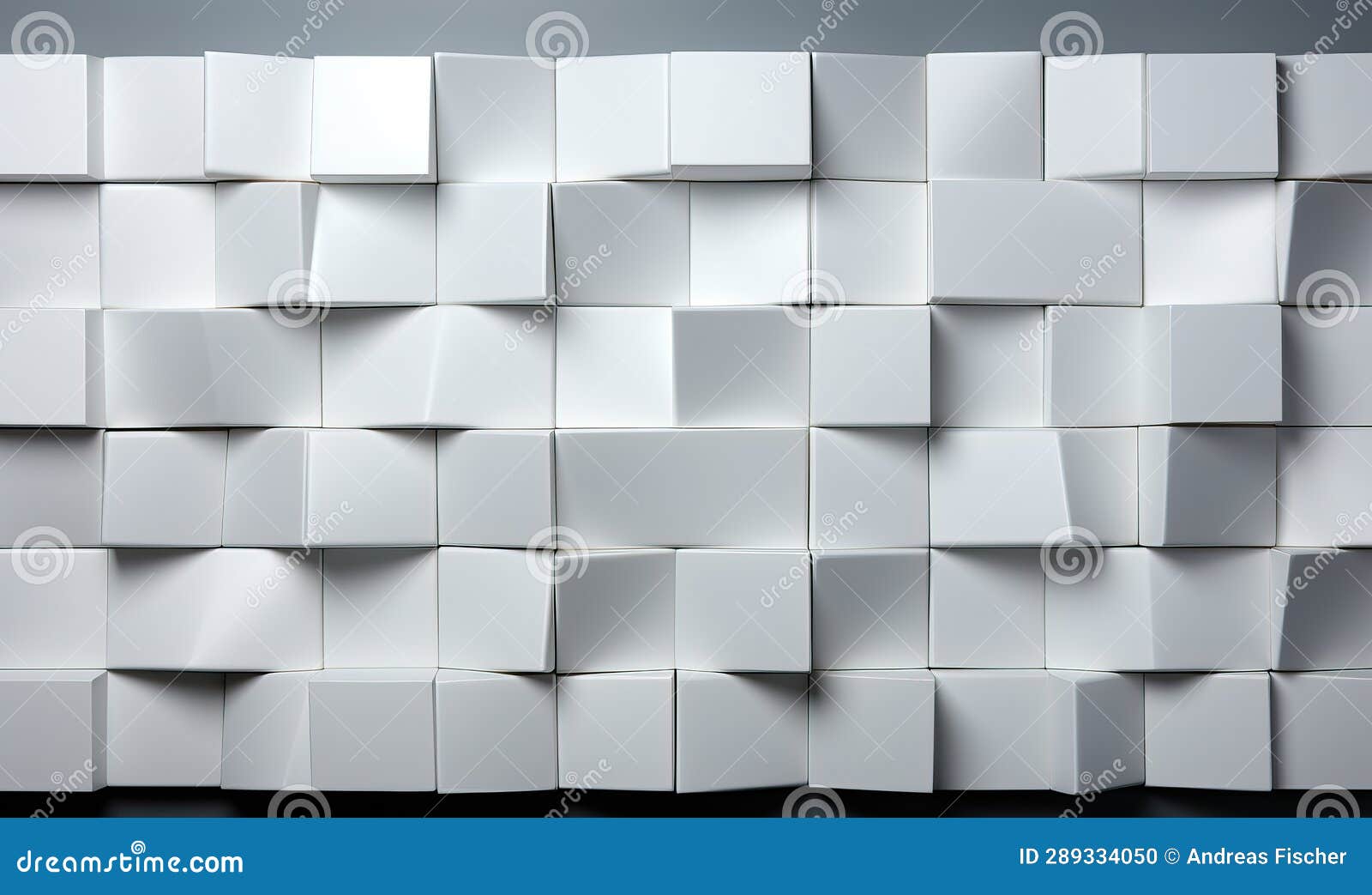 Textured White Background of Rectangles of Different Sizes. Stock ...