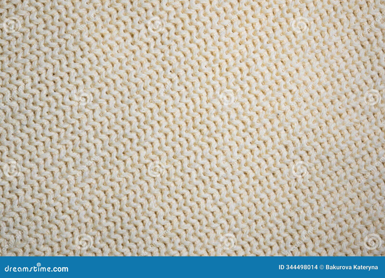 Textured White Creamy Knitted Fabric with a Soft, Cozy Finish Stock ...