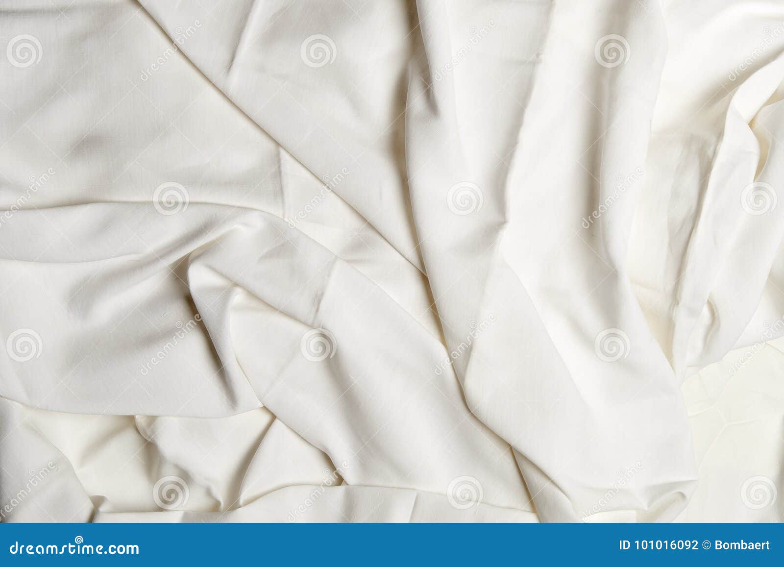 Textured White Crumpled Sheets Stock Photo - Image of surface, bedding ...