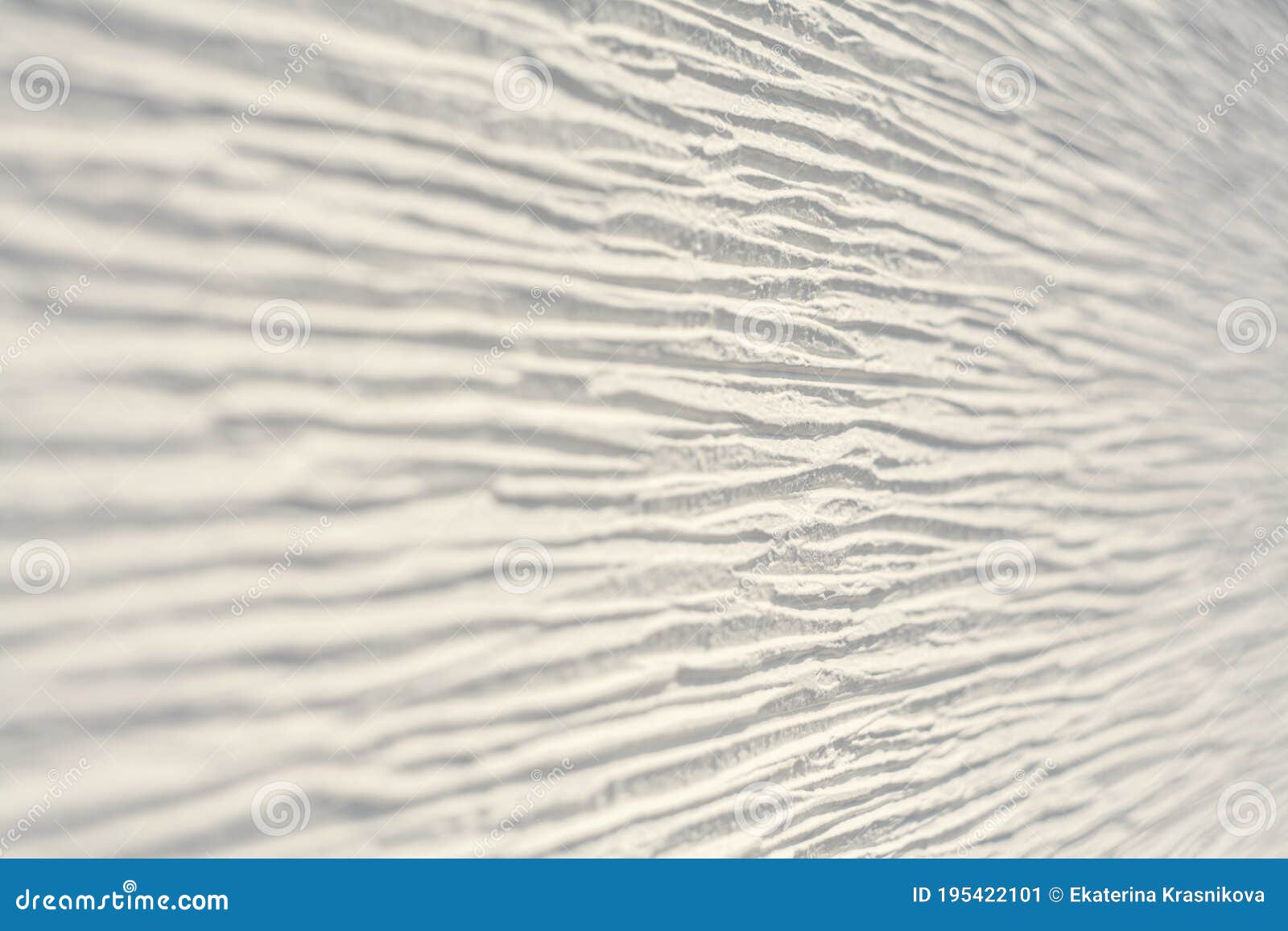 Textured White Wall with Horizontal Lines, Shot at an Angle with ...