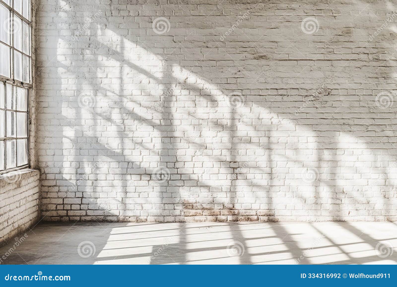 A Textured, Whitewashed Brick Wall with Soft, Smooth Surfaces, Creating ...