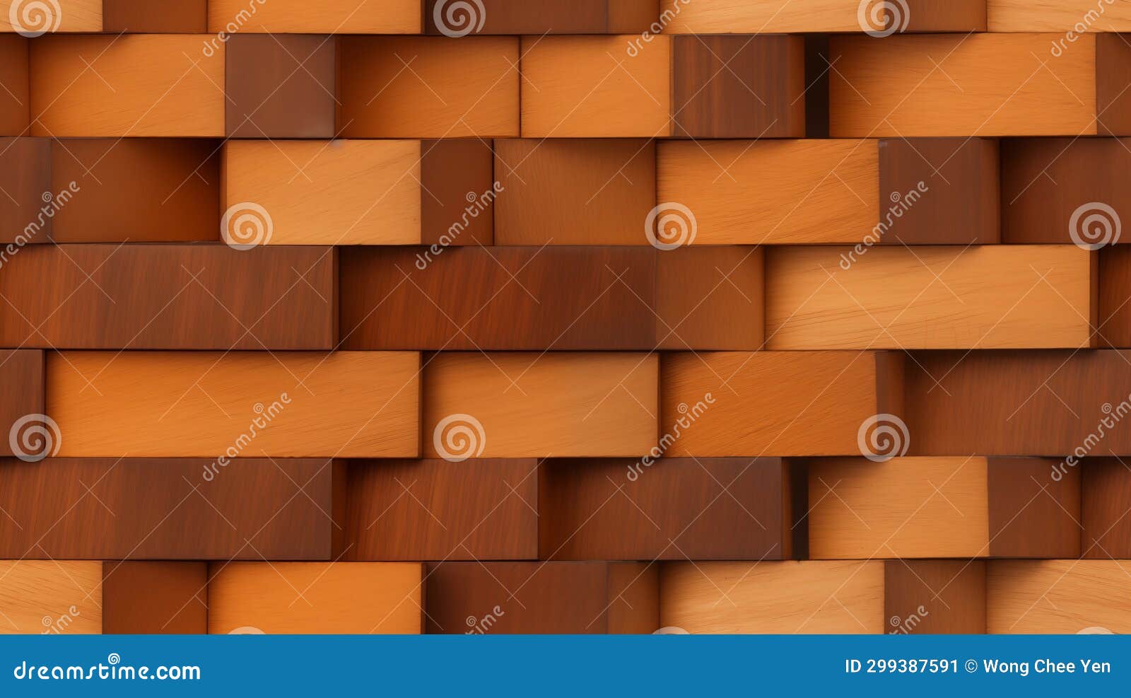 Textured Wooden Rectangular Blocks Horizontal Design Wallpaper Stock ...
