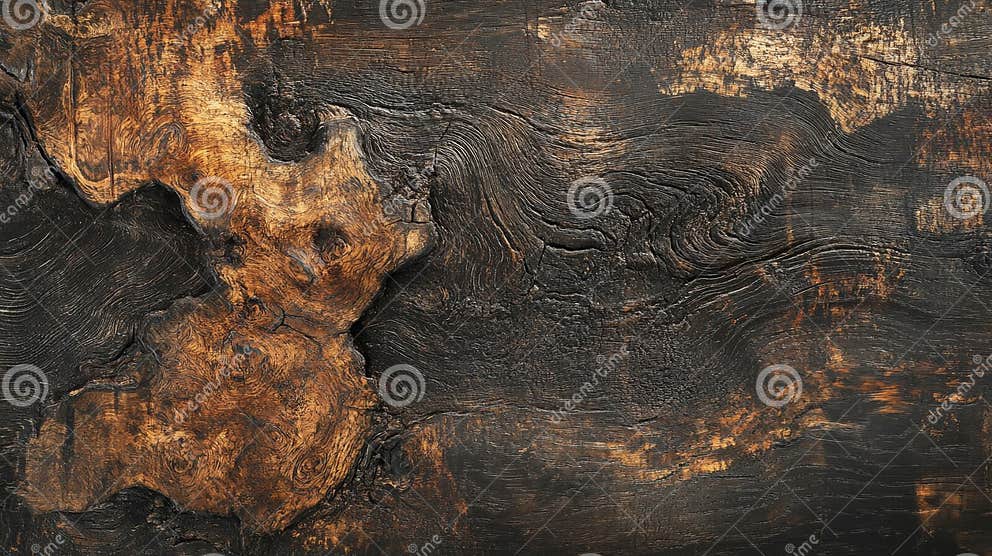 Textured Wooden Surface with Burnt Patterns, Rustic Design Element ...