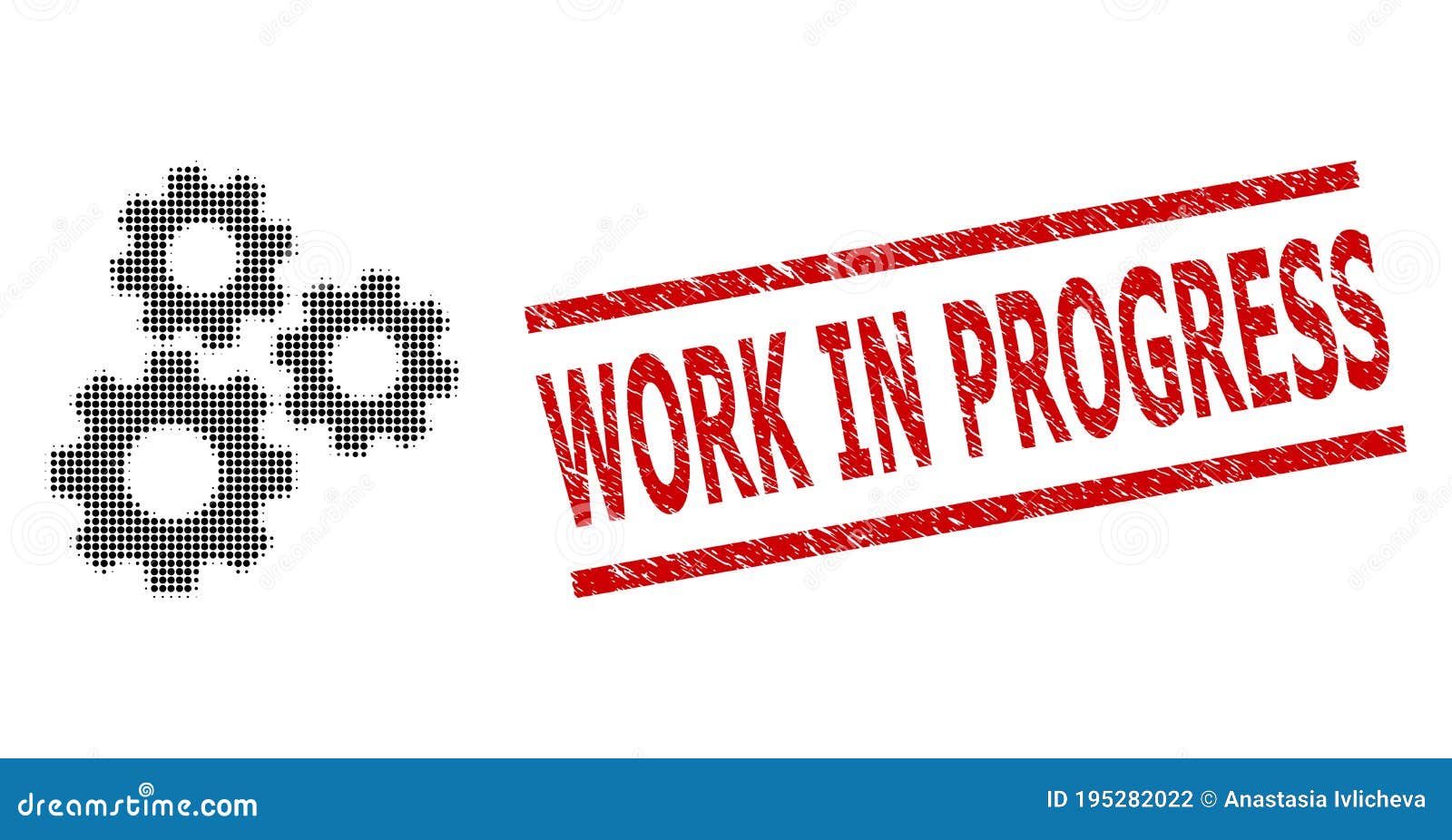 Work In Progress Stamp