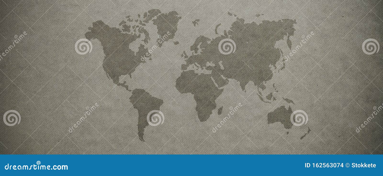 Textured World Map Background Stock Photo - Image of texture, cardboard ...