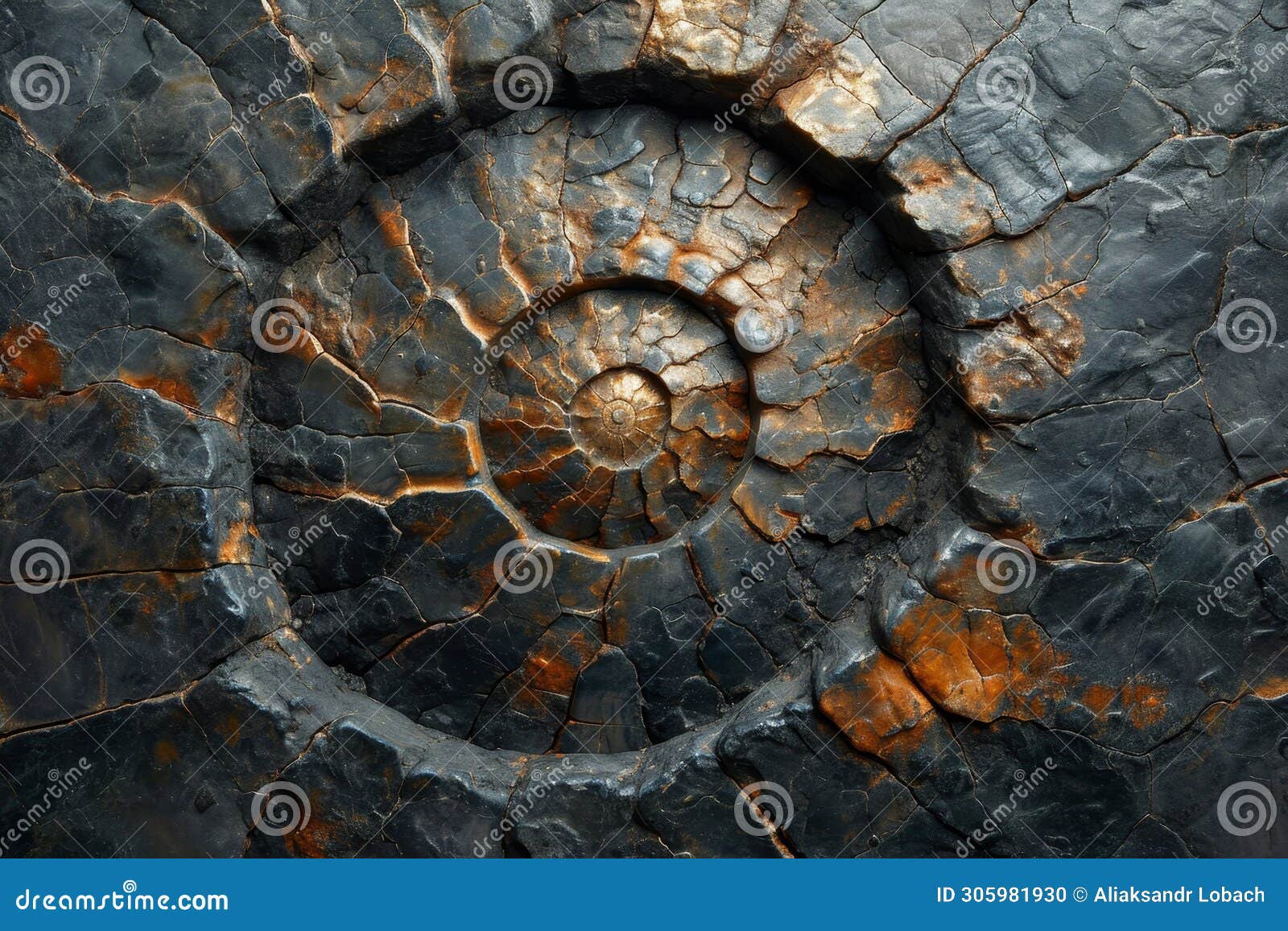 Textures of Antique Shells in Stone. Wallpaper Background Stock Photo ...
