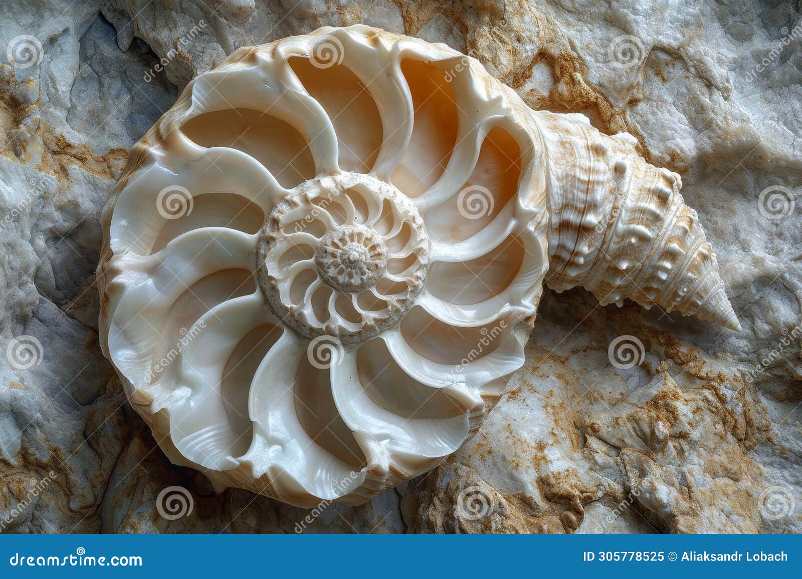 Textures of Antique Shells in Stone. Wallpaper Background Stock Image ...