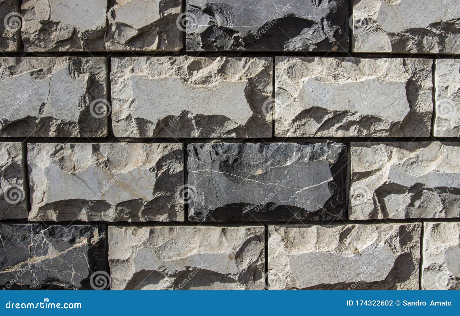 Textures and Background, Stone Bricks of a House Stock Photo - Image of ...