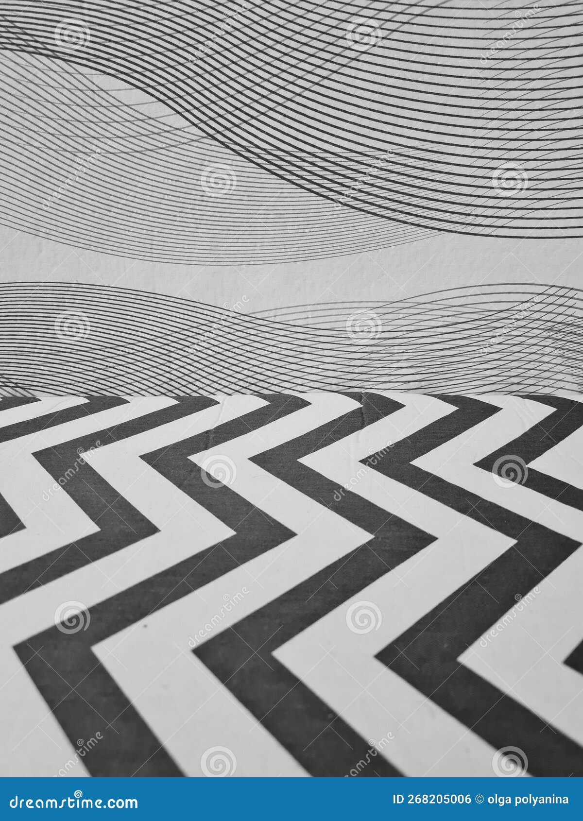 Textures, Black and White Stripes Smooth and Sharp Stock Photo - Image ...