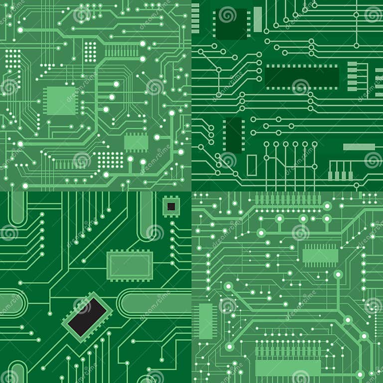 Textures computer board stock vector. Illustration of engineering ...