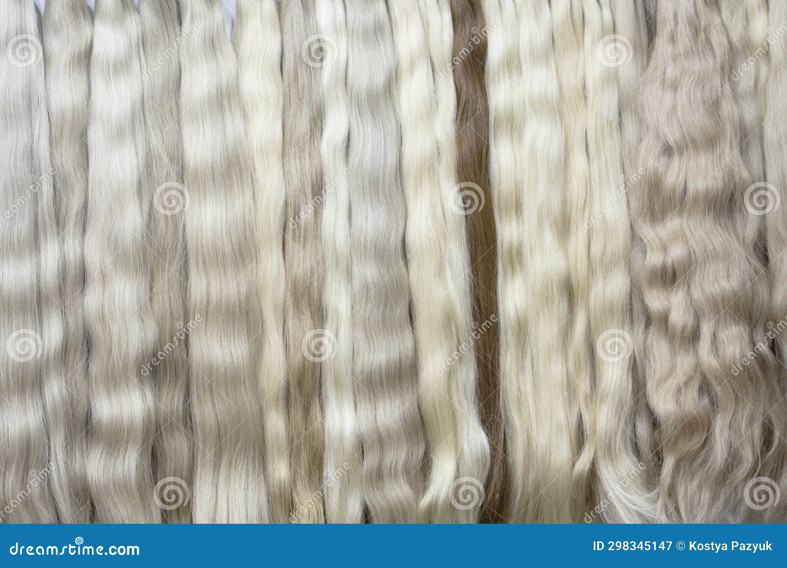 Textures of Different Types of Hair Stock Image - Image of dark, blond ...
