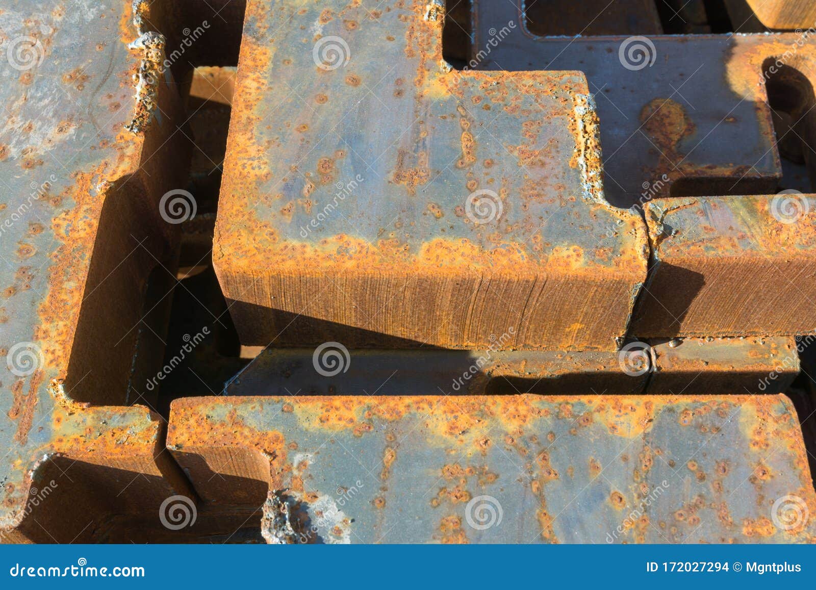 Textures of Discarded Metal Stock Photo - Image of detail, rusted ...