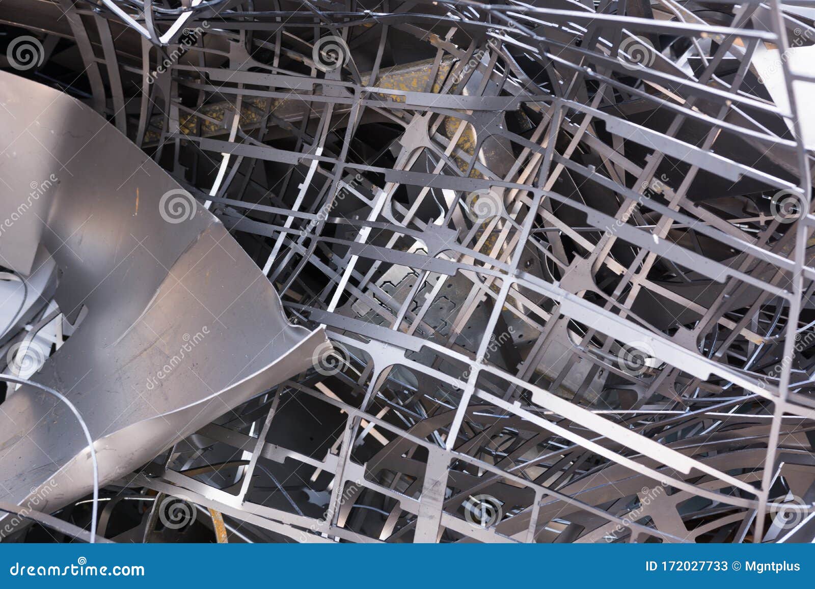 Textures of Discarded Metal Stock Image - Image of color, industry ...